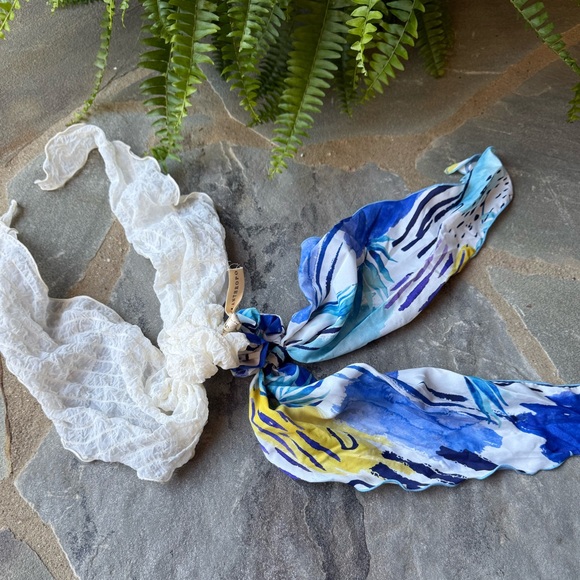 Anthropologie | Accessories | Newanthropologie Mixed Print Hair Scarf ...